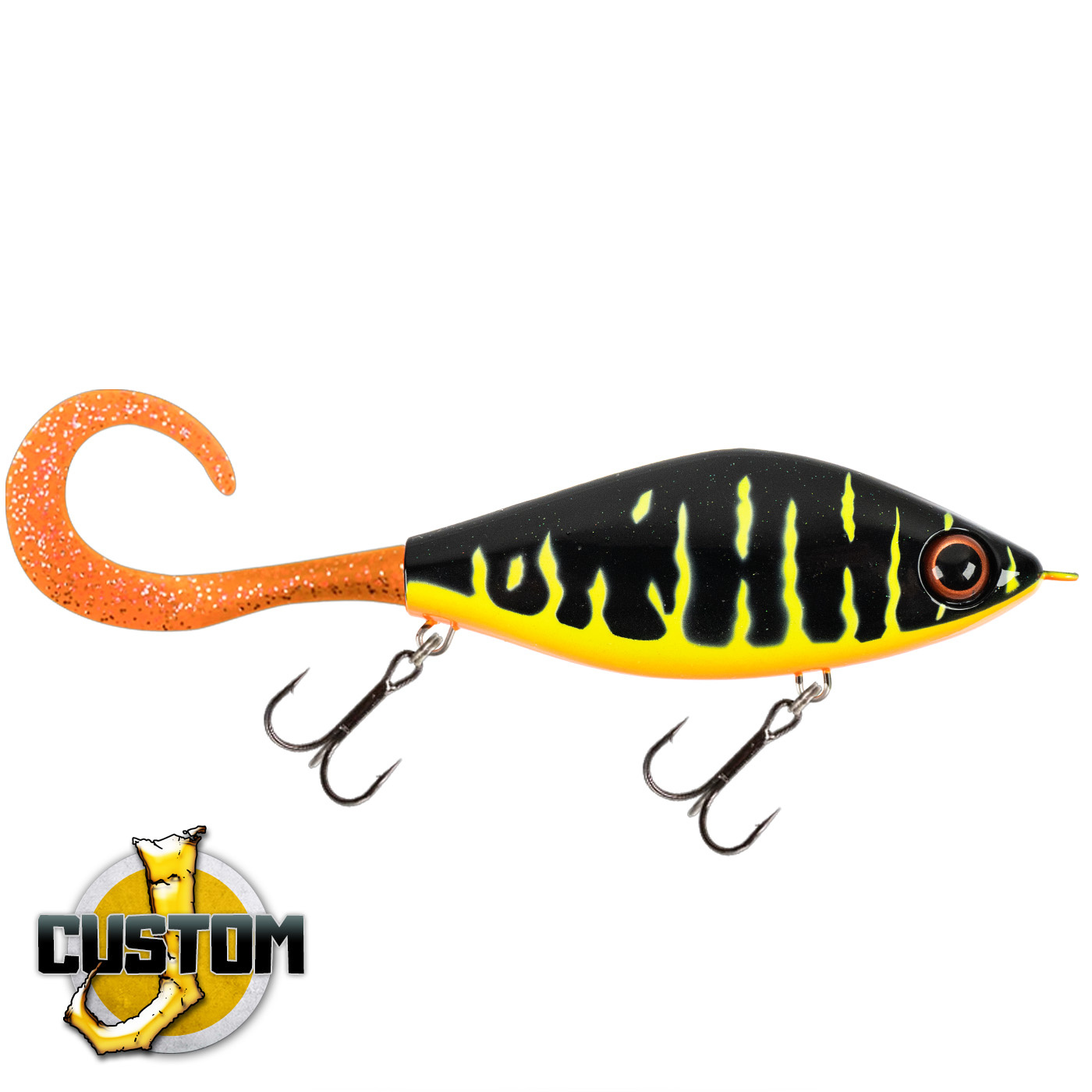 Köp Strike Pro TrueGlide Guppie Jr 11cm SINKING - 70g Black Pike UV